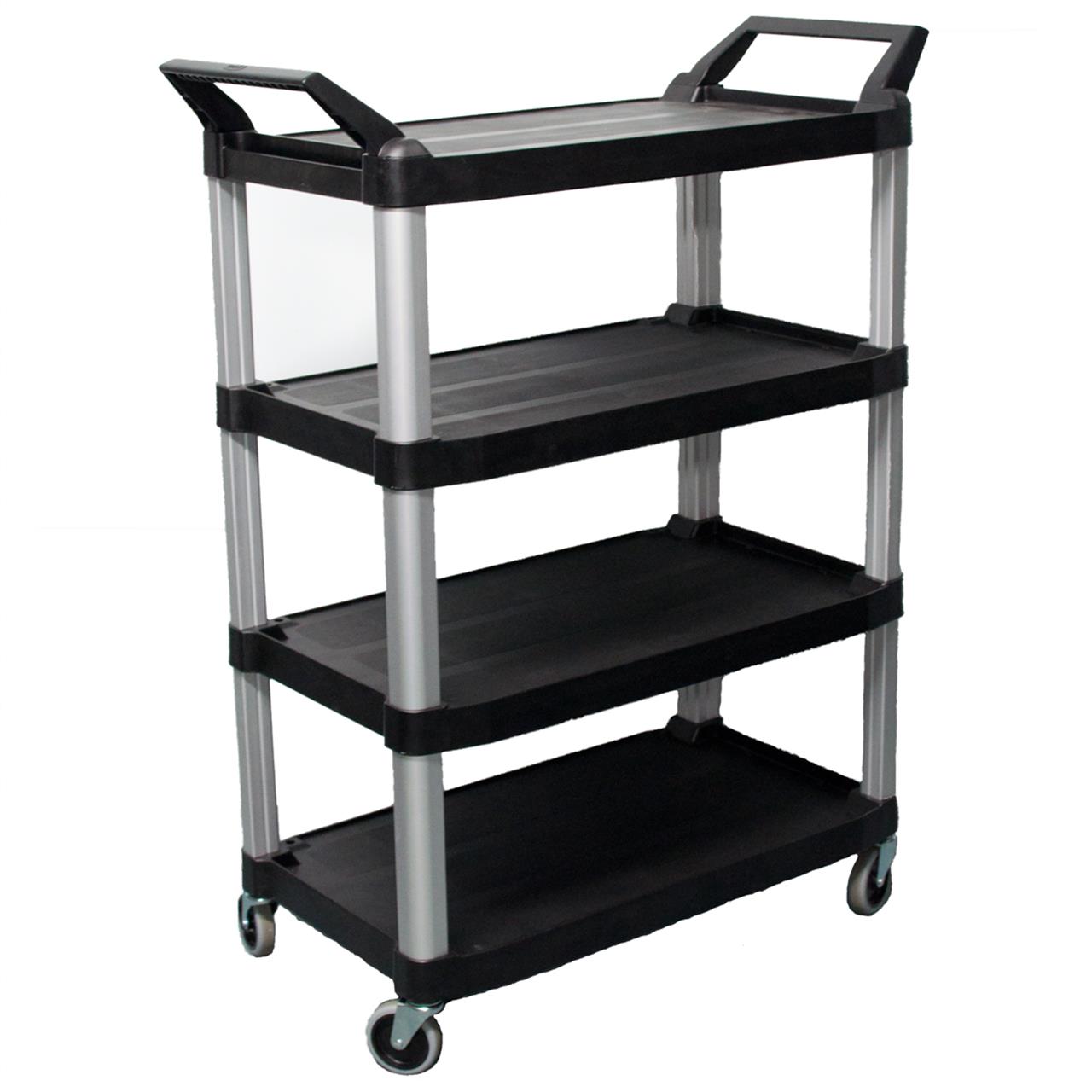 TRUST® Commercial 4 Tier Utility Service Cart | YAMZAR