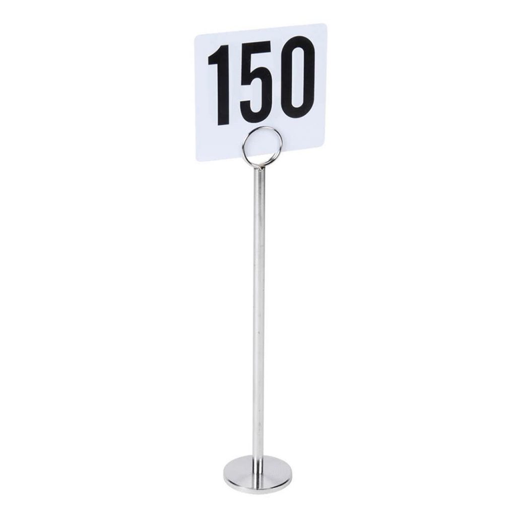 Table Numbers and Stands | YAMZAR Commercial Hospitality Supplies